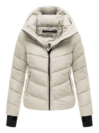 Marikoo Damen Steppjacke Yukanii mit Kapuze & femininer Passform
