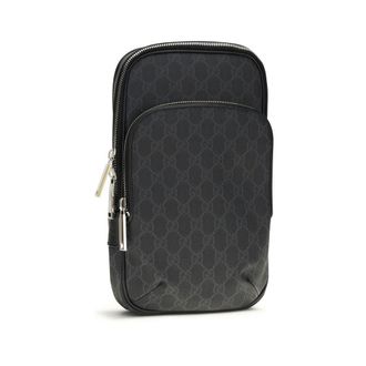 Gucci Mens Black Polyurethane Shoulder Bag