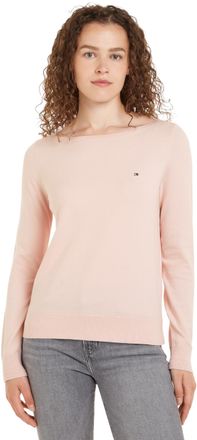 Tommy Hilfiger Damen Pullover Strickpullover, Rosa (Whimsy Pink), XXL