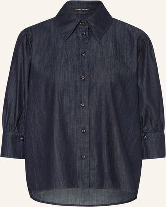 Luisa Cerano Luisa Cerano Jeansbluse Mit 3/4-Arm blau