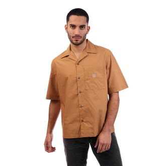 Diesel Cuban Hemd f&uuml;r Herren, Hals Kerbe, Regul&auml;r (Braun)