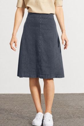 Hempage Hempage Damen vegan Midirock Airy Dunkelgrau