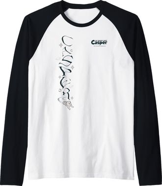 Casper The Friendly Ghost Vertical Logo Raglan