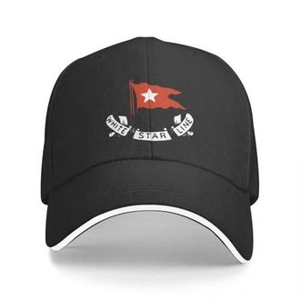 Generic Chaleur dHiver, White Star Line Casquette de Baseball Casquette Militaire réglable Homme Visière Plage Sortie Femmes Hommes