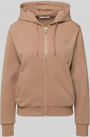 Guess Sweatjacke mit Kapuze und Label-Stitching