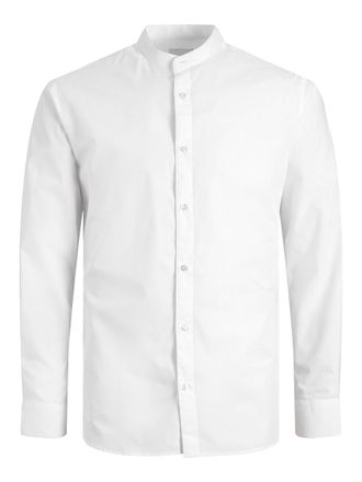 Jack & Jones JJJOE Shirt LS Plain Mao