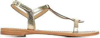 Les Tropeziennes Les Tropeziennes Femme Hamat Chaussures>femme>sandales, Or Or Serpent, 36 EU
