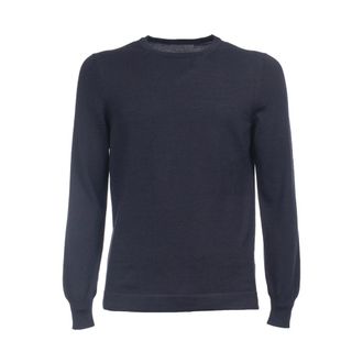 Gran Sasso Schmal geschnittener Wollpullover - - Knitwear - Herren - Blau - 3XL