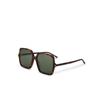 Saint Laurent Sl591 Logo Sonnenbrille - - Accessories - Damen - Braun - ONE SIZE