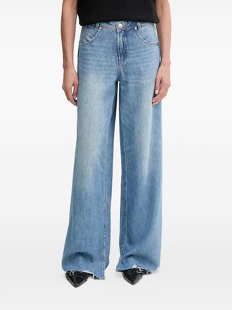 Miss Sixty frayed denim trousers - Blau