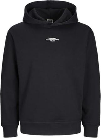 Jack & Jones Sweat à Capuche Jcoalpha Mountain pour Homme, Noir, M