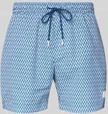 HUGO BOSS Badeshorts mit Allover-Muster Modell VIBE