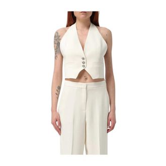 Pinko Taillenweste - - Jackets - Damen - Wei&szlig; - M