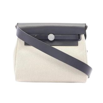 Herm&egrave;s Sac &agrave; bandouli&egrave;re Pre-owned Herbag Zip Mini - Femme - Pre-owned - Beige - Taille: ONE Size