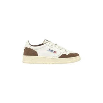 Autry Leder Sneakers Wei&szlig;/Cigar Stil Ss25 - - Shoes - Damen - Wei&szlig; - 41 EU