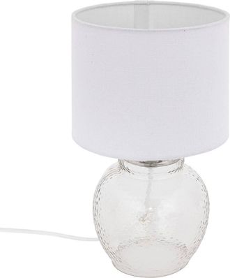 Atmosphera Atmosphera - Tischleuchte, Teva, wei&szlig;, H&ouml;he 30 cm