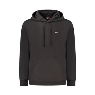 Tommy Hilfiger Schwarzer Baumwoll-Kapuzenpullover M&auml;nner - - Sweatshirts & Hoodies - Herren - Schwarzk - M