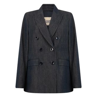 Herno Femme, Vestes, Noir, Taille: 36 FR Blazer Double-breasted