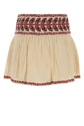 Isabel Marant Mini Skirt - Beige