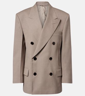 Gucci Blazer aus Woll-Moulin&eacute;