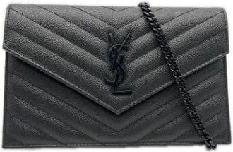 Saint Laurent Pre-owned Sac bandouli&egrave;re vintage - Femme - Pre-owned - Noir - Taille: ONE Size