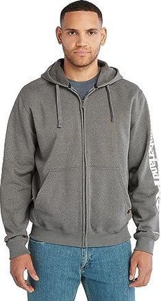 Timberland Timberland Honcho Sport Sweat à Capuche zippé Unisexe pour Adulte Gris Anthracite chiné Blanc Taille 4XL