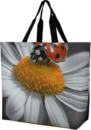 Generic Ladybug Marguerite Sac A Main Femme Imperm&eacute;able Sacs D&eacute;contract&eacute; Sac Fourre-Tout Pour Universit&eacute; Voyage Plage