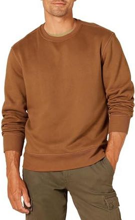 Amazon Essentials Sweat-Shirt à col Rond en Polaire (Grandes Tailles Disponibles) Homme, Brun Caramel, XXL