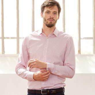 Bexley Geoffroy - Chemise homme blanc et rouge