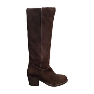 Via Roma 15 Femme, Chaussures, Brun, Taille: 39 EU Botte Velours 3115