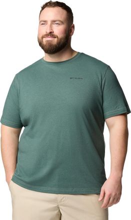 Columbia Thistletown Hills Herren-Kurzarm-T-Shirt, Gr&uuml;n (Stone Green Heather), Gr&ouml;&szlig;e L