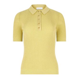 Nina Ricci Femme, Pulls, Jaune, Taille: 42 FR Knit Polo