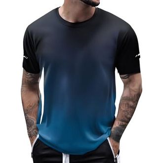 Generic T-shirt dété respirant en soie glacée pour homme 2026, Bu2., 3XL