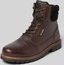 Bullboxer Boots aus Leder mit Label-Detail