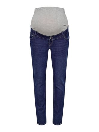 Only Damen Olmcruz Skinny DNM Pimbox, Dark Blue Denim, XL / 32L