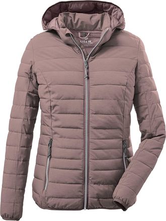G.I.G.A. DX Damen Steppjacke/Casual Funktionsjacke in Daunenoptik mit abzippbarer Kapuze Uyaka, malve, 40, 28041-000