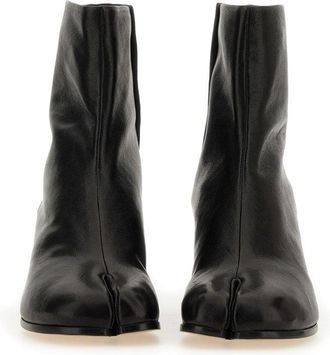 Maison Margiela Split-Toe Sheepskin Boot - Black