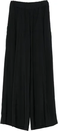 Gentryportofino Femme, Pantalons, Noir, Taille: 38 FR Wide Pantalons
