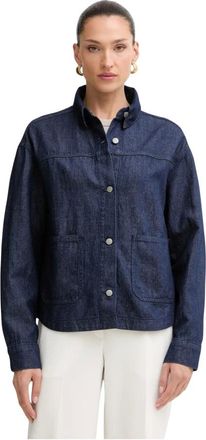 Marc O'Polo Femme, Blouses et Chemises, Bleu, Taille: 38 FR Chemise en jean d&eacute;contract&eacute;e