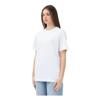 Diesel Femme, Tops, Blanc, Taille: 42 FR T-shirt blanc à manches courtes oversize