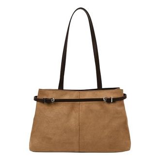 Generic Sac fourre-tout en faux daim, sac &agrave; main Hobo Vintage, sac &agrave; bandouli&egrave;re de capacit&eacute; pour femmes, travail, Shopping