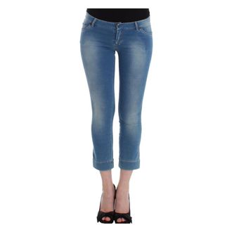 Ermanno Scervino Femme, Jeans, Bleu, Taille: 38 FR Capri Jeans