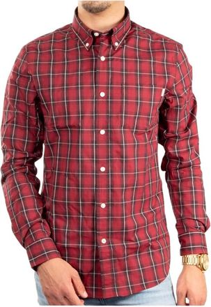 Timberland Homme, Chemises, Rouge, Taille: S Style Canadienne