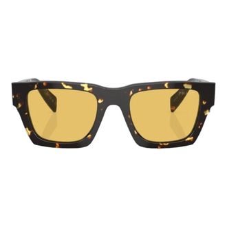 Prada Quadratische Havana Sonnenbrille - - Accessories - Herren - Braun - 50 MM