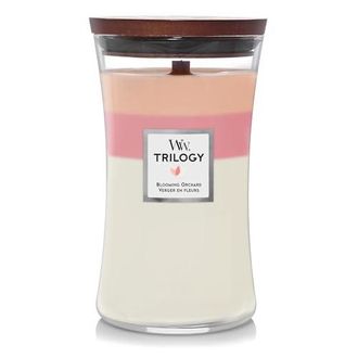 Woodwick Trilogy Blooming Orchard Grande bougie 609,5 g