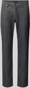 Bugatti Regular Fit Hose aus Baumwoll-Mix mit Viskose-Anteil Modell Cordoba