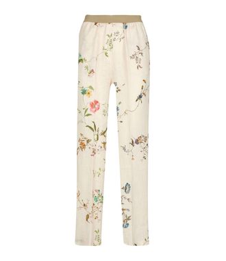 Semicouture Cr&egrave;me de pantalons semi-out