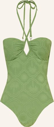 Seafolly Neckholder-Badeanzug Oasis gruen