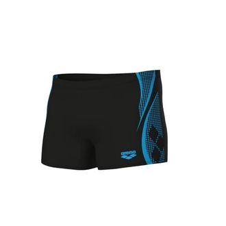 Arena Arena Feel Graphic Short de Bain pour Homme Noir/Turquoise, Noir-Turquoise, 58
