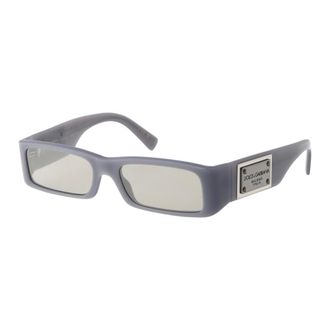 Dolce & Gabbana Homme, Accessoires, Gris, Taille: 55 MM Lunettes de soleil pour hommes élégantes